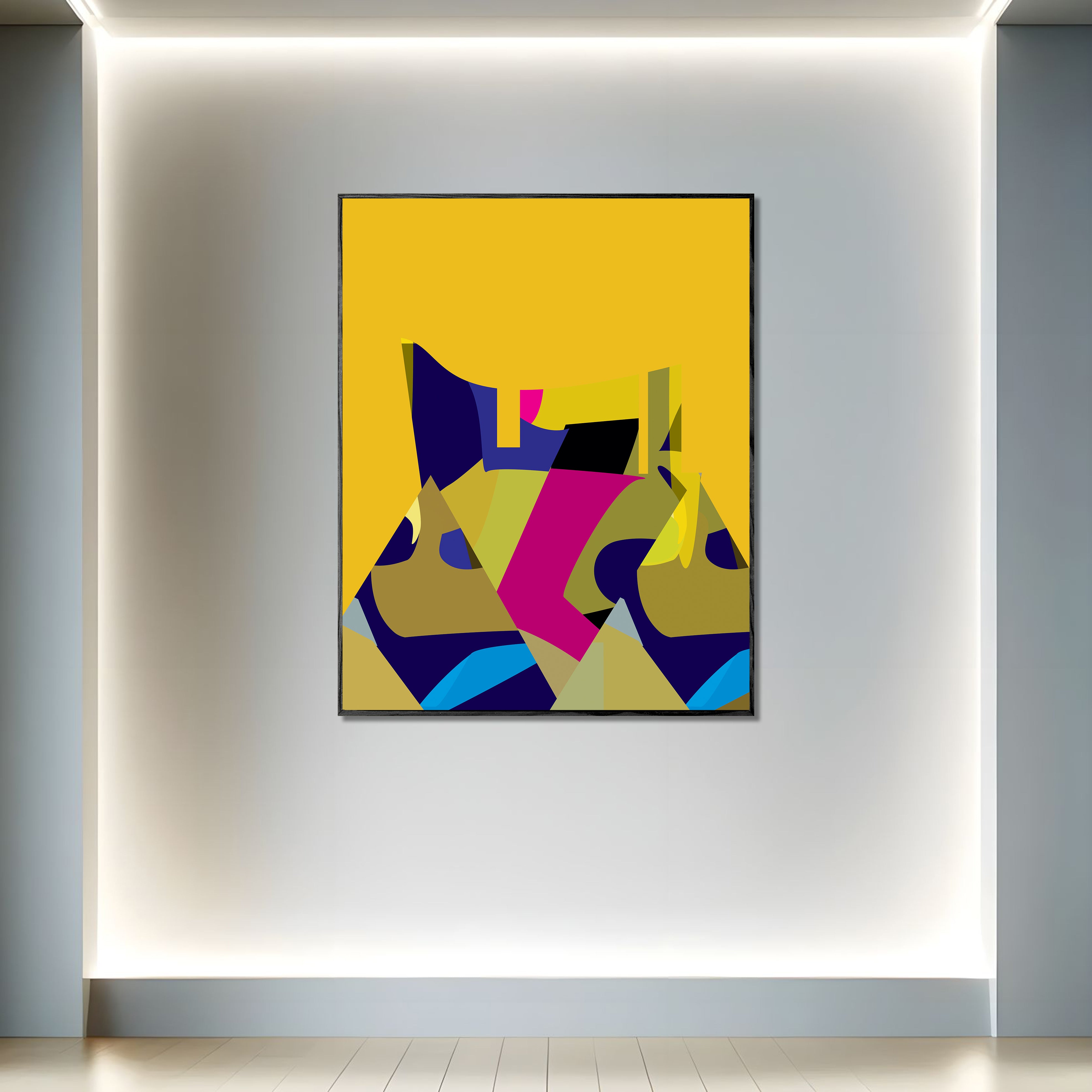 Urban Geometry | Digital Painting on Canvas 100x80 cm | 7 editions, 20 ...